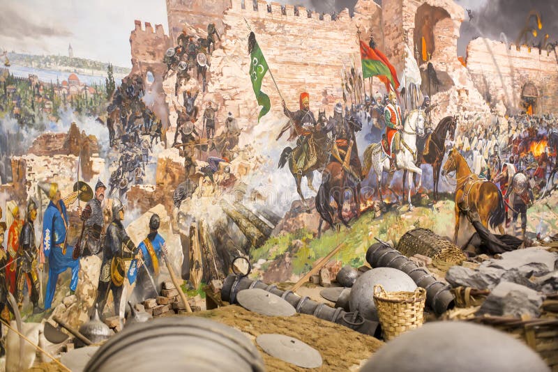Caída de Constantinopla foto de archivo editorial. Imagen de bizantio ...