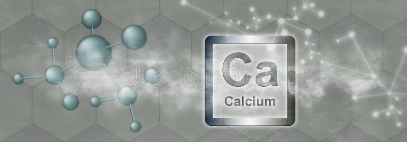 Ca Symbol. Calcium Chemical Element Stock Illustration - Illustration ...