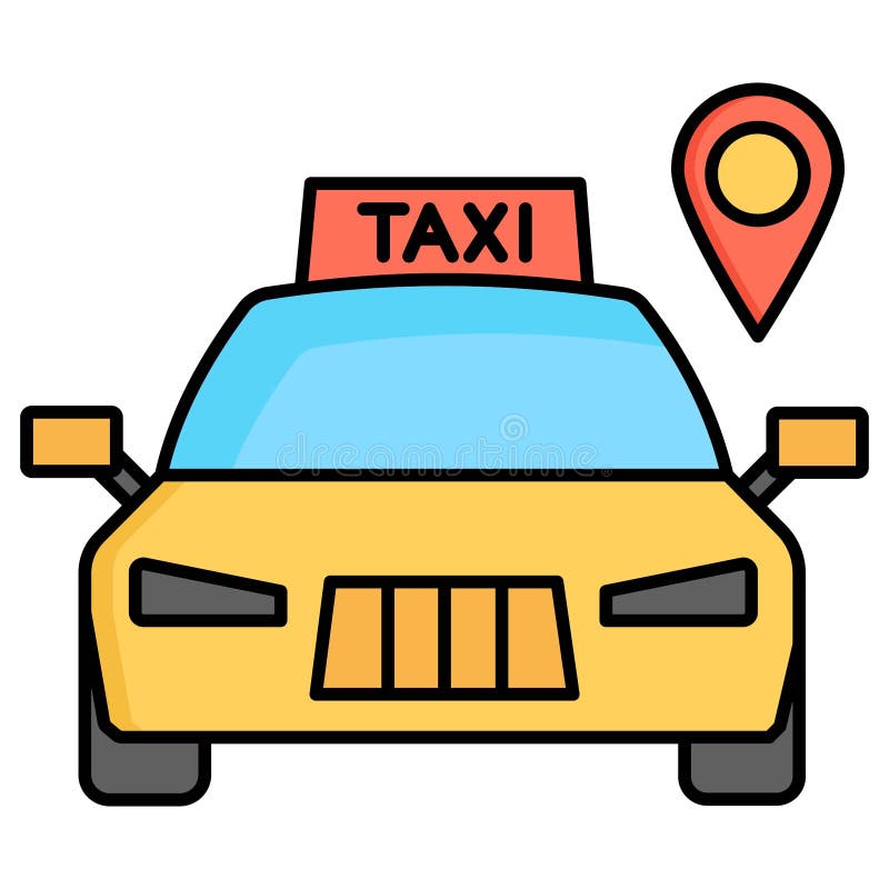 Cab Location Which Can Easily Edit or Modify Stock Vector ...