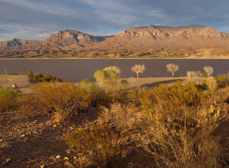 Caballo Lake Sunset stock photo. Image of scenic, water - 52300354
