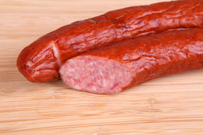 Cabanossi stockbild. Bild von bratwurst, wurst, nahrung - 74134117