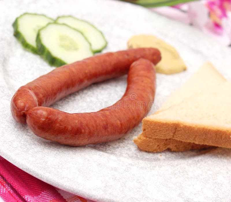 Cabanossi stock photo. Image of food, meat, sausage, snack - 62765694