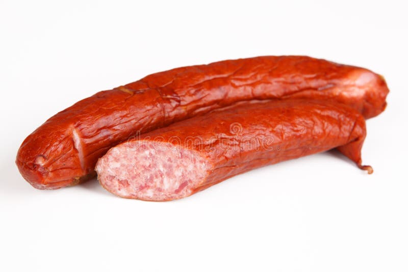 Cabanossi stock photo. Image of boudin, flesh, isolated - 74133986