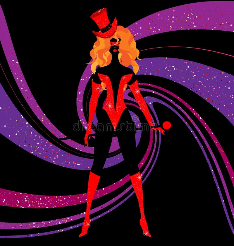 Silhouette Cabaret Stock Illustrations – 692 Silhouette Cabaret Stock ...