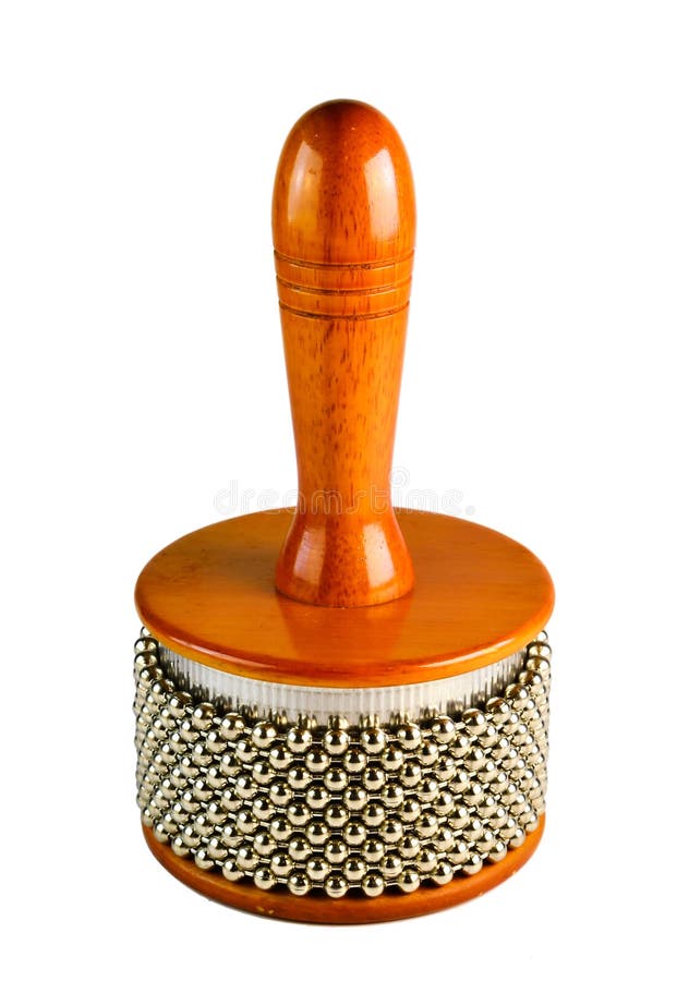 Cabasa stock image. Image of shake, round, wood, latino - 18579573