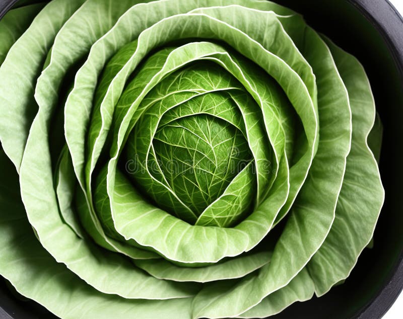 Cabbage isolated on white stock image. Image of diet - 265288747