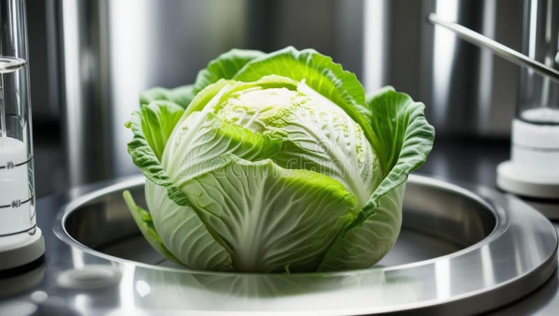 "Cabbage in the Lab: Exploring Nutritional Properties" Stock ...