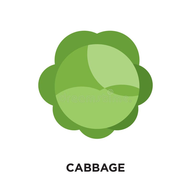 Cabbage Logo Isolated on White Background for Your Web, Mobile a Stock ...
