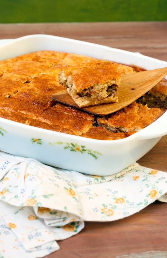 Cabbage and meat pie stock image. Image of slices, meat - 31892005