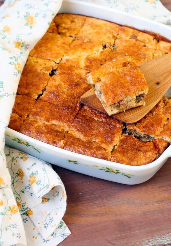 Cabbage and meat pie stock image. Image of stuffed, savory - 31892029