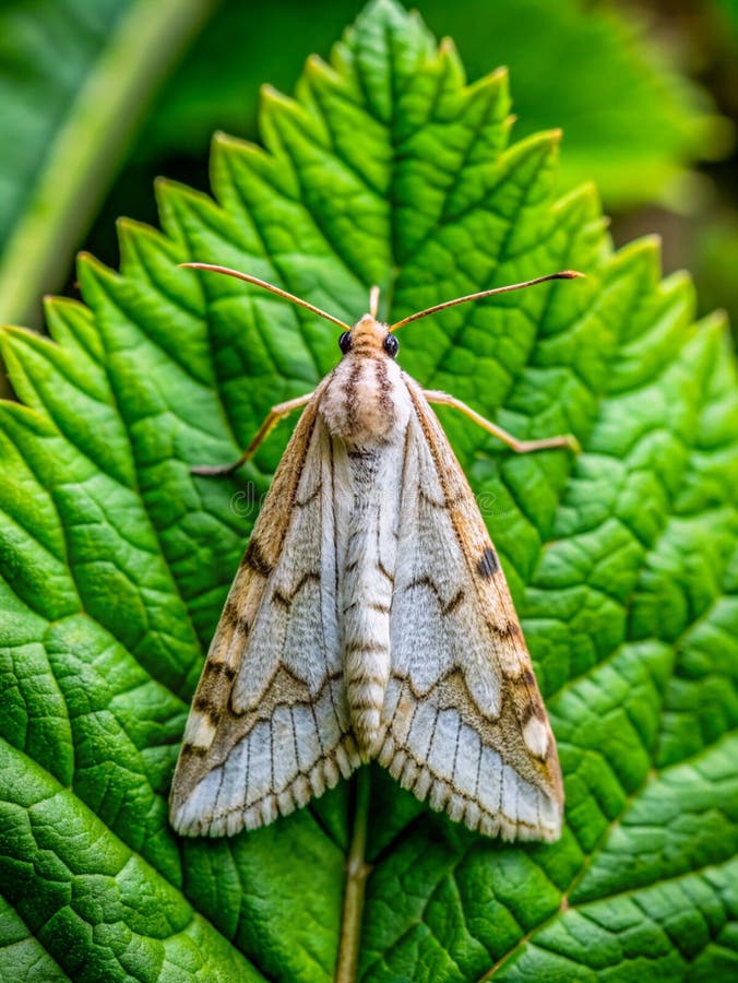 Cabbage Moth stands forest stock illustration. Illustration of color ...