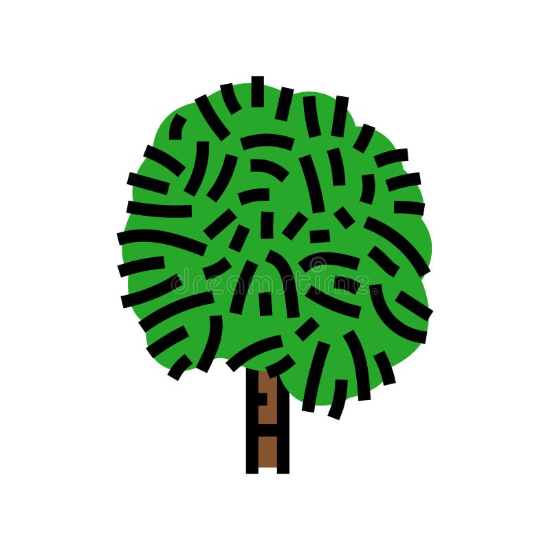 Cabbage Palm Tree Color Icon Vector Illustration Stock Vector ... Cabbage Palm Tree Color Icon Vector Illustration Stock Vector ...