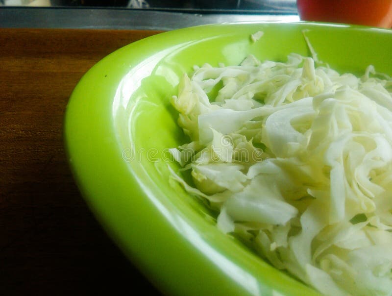 Cabbage on a Plate stock photo. Image of plate, vegetarian - 108442614