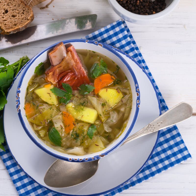 Cabbage stew with meat stock photo. Image of lunch, culture - 41831314
