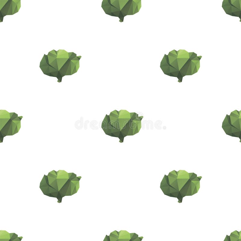 Cabbage Triangle Shape Seamless Pattern Backgrounds. Wrapping Paper ...