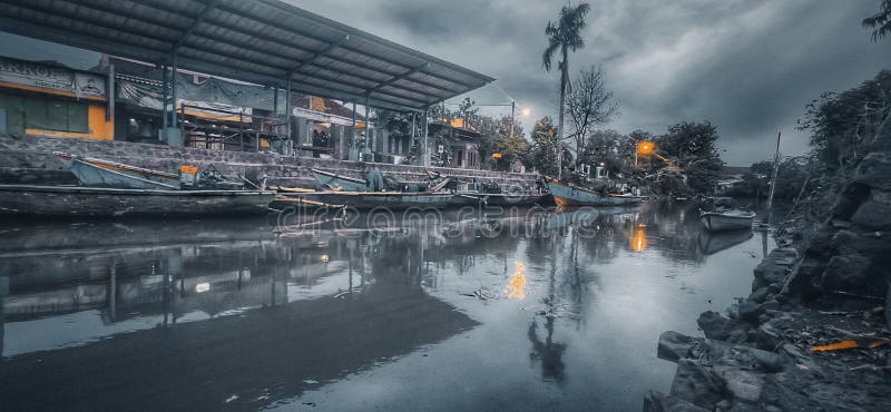 Cabean River Sidoarjo East Java Editorial Photo - Image of cabean, east ...