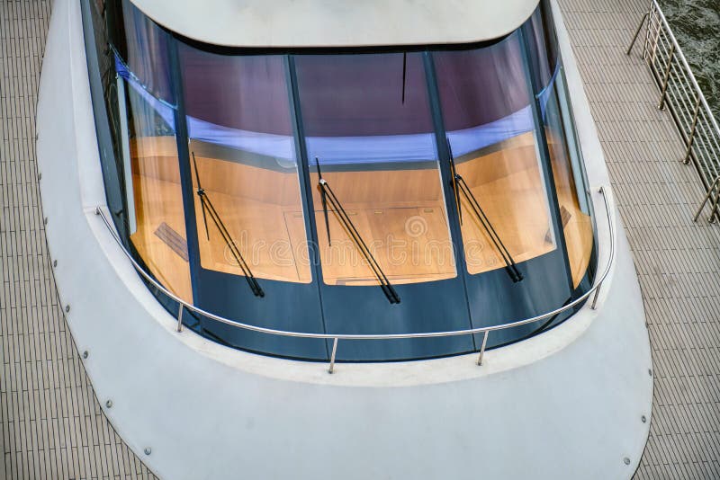 Cabin of the Captain of the Ship, Top View Stock Photo - Image of ...