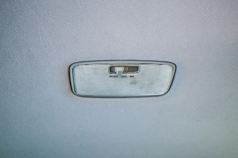 Cabin Car Ceiling Interior Lamp, Light Control Panel Inside in Back ...