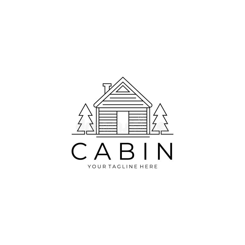 Cabin Line Art Vector Design Stock Illustrations – 3,007 Cabin Line Art ...