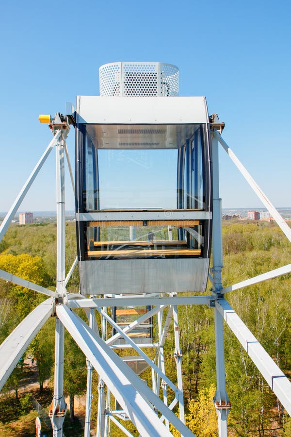 The Cabin of the Ferris Wheel Stock Image - Image of excitement, europe ...