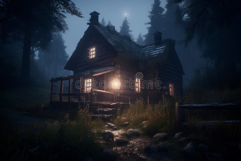 Creepy Hut Stock Illustrations – 263 Creepy Hut Stock Illustrations ...