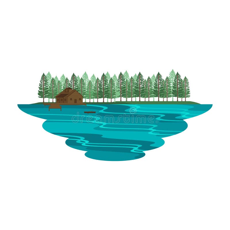 Cabin Lake Stock Illustrations – 13,369 Cabin Lake Stock Illustrations ...