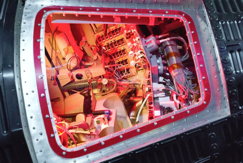 Cabin of Spaceship Apollo - Command Module Editorial Photography ...