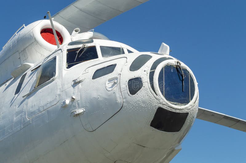 Cabin of a Passenger-and-freight Helicopter. Stock Image - Image of ...