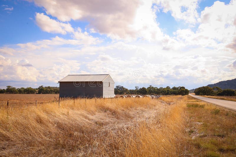 Cabin in a Rural Environment Stock Image - Image of countryside ...