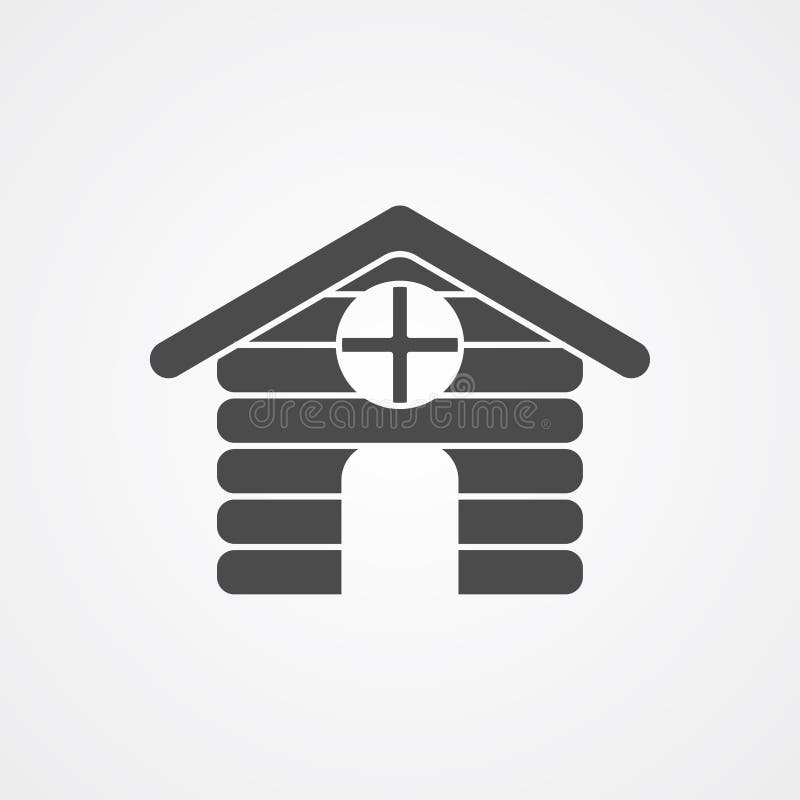 Cabin Vector Icon Sign Symbol Stock Illustration - Illustration of home ...