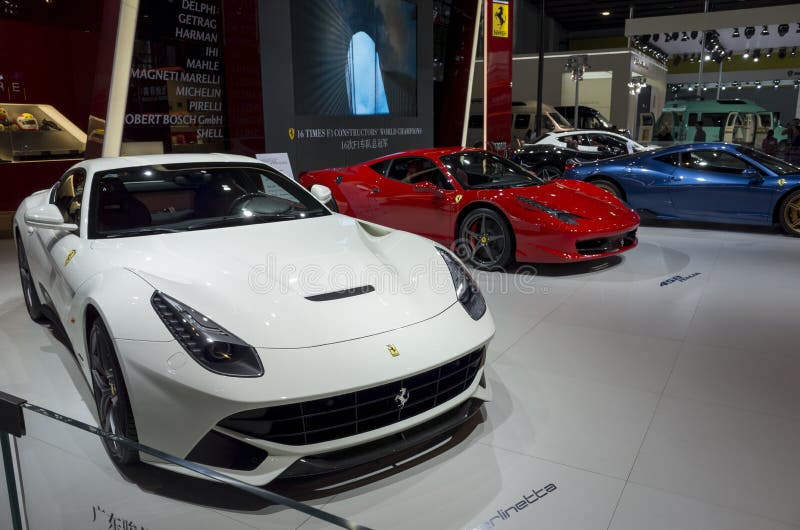 Cabine de Ferrari foto de stock editorial. Imagem de expo - 48314363