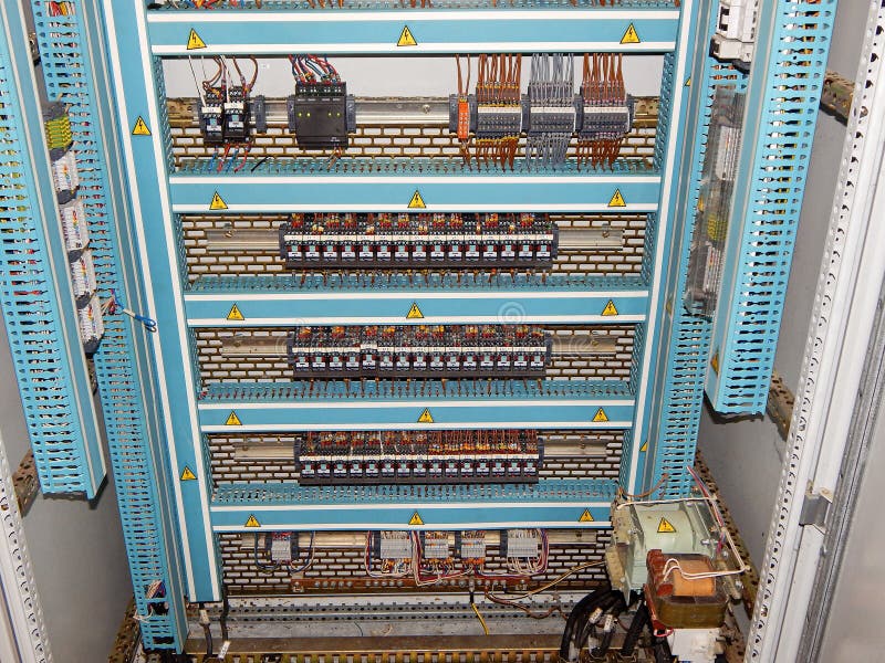 Cabinet automation. stock photo. Image of electrical - 85114970