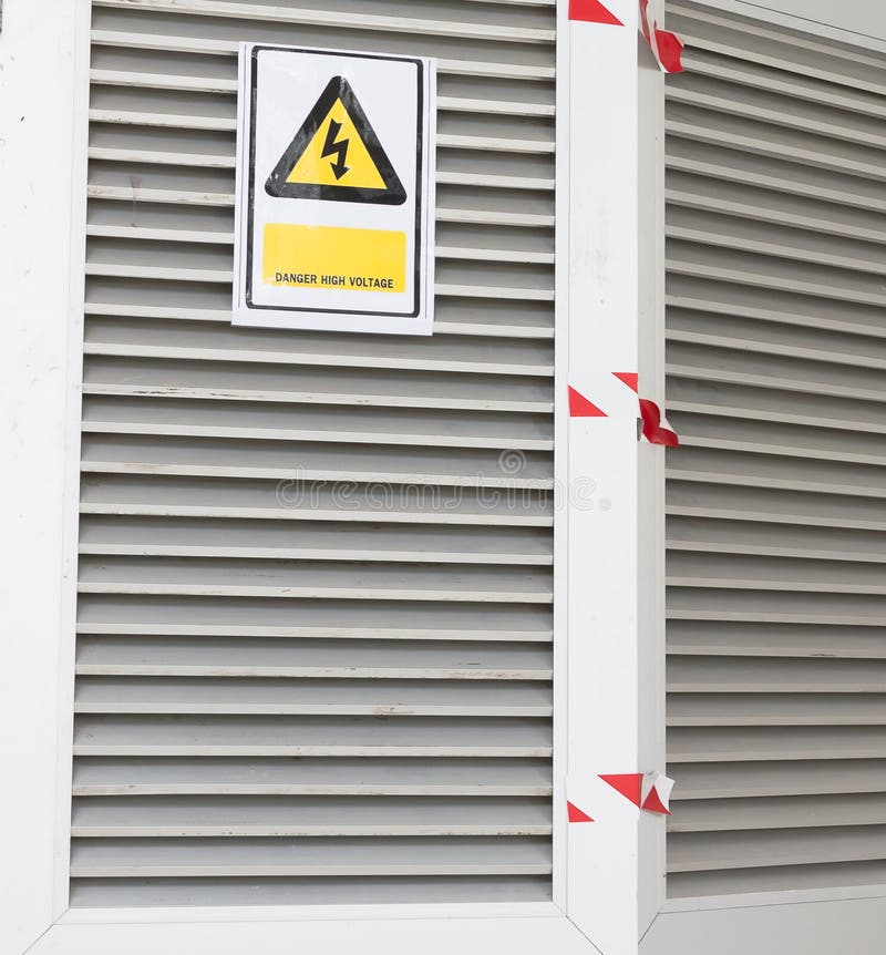 Cabinet for Electrical with Wall Background. Stock Photo - Image of ...