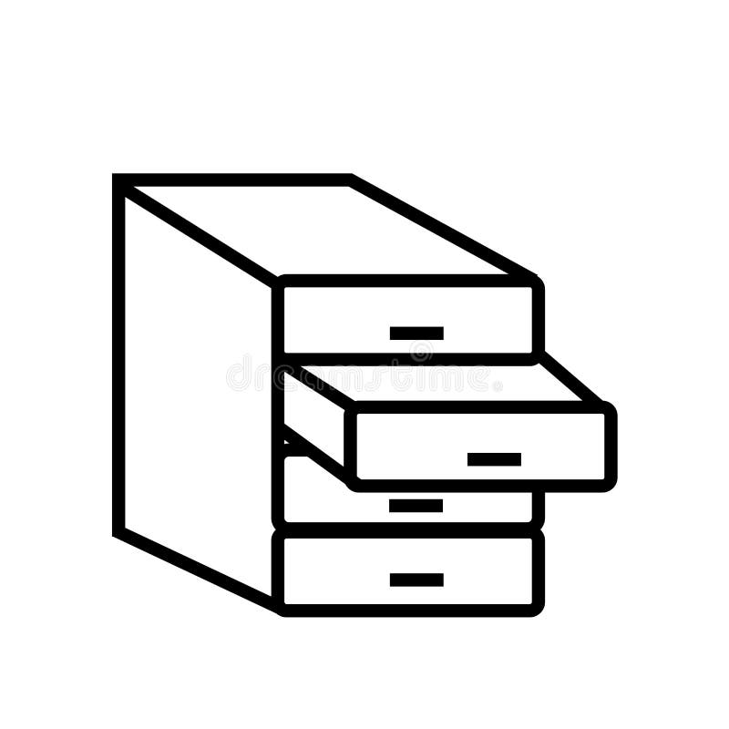 Filing Cabinet Icon Stock Illustrations – 1,312 Filing Cabinet Icon ...