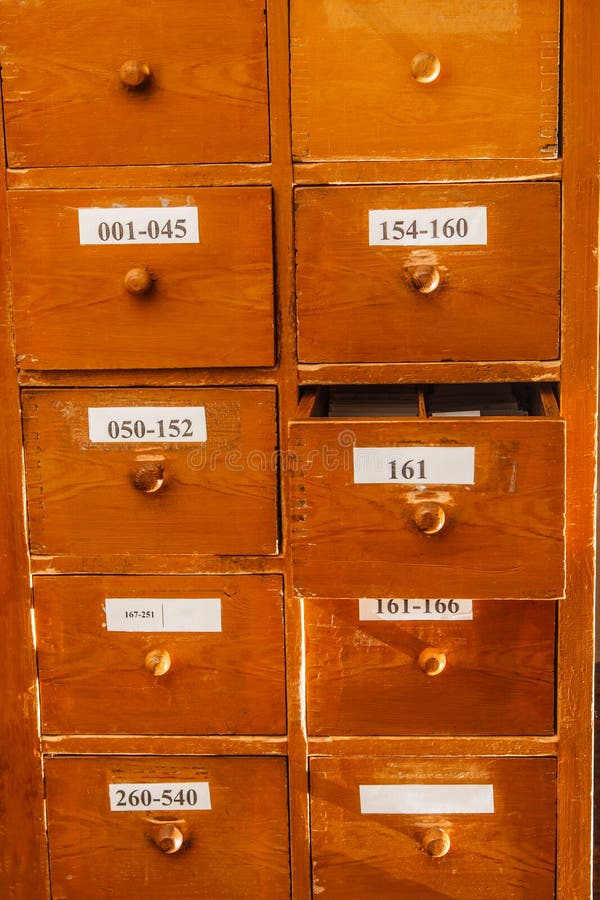 Cabinet for Keeping Paper Documents Stock Image - Image of modern ...