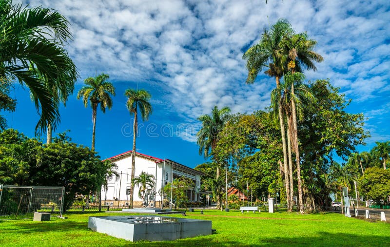 Cabinet of the President of Suriname in Paramaribo Stock Image - Image ...