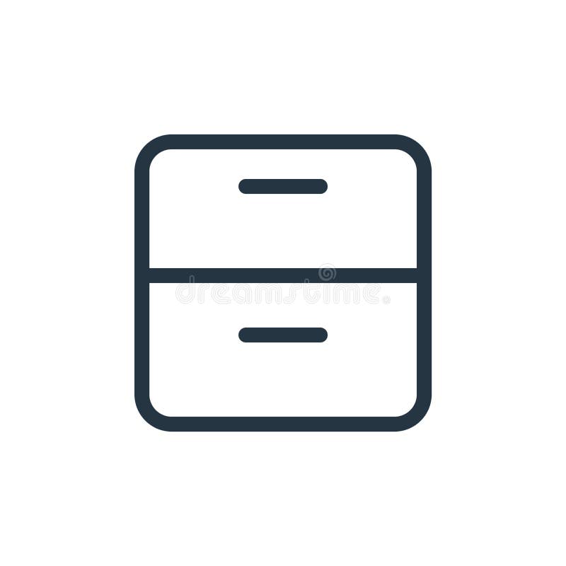 Cabinet Drawing Kitchen Line Stock Illustrations – 345 Cabinet Drawing ...