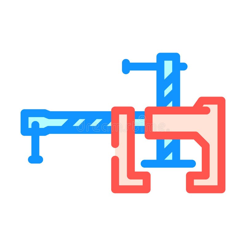 Cabinetry Clamp Color Icon Vector Illustration Stock Illustration ... Cabinetry Clamp Color Icon Vector Illustration Stock Illustration ...