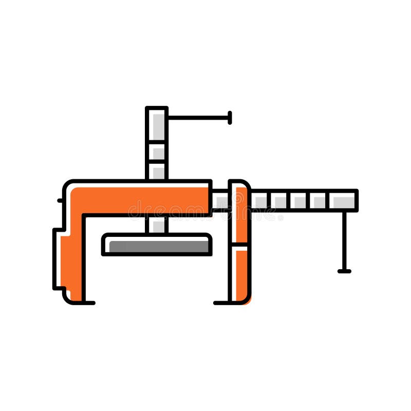 Cabinetry Clamp Color Icon Vector Illustration Stock Illustration ... Cabinetry Clamp Color Icon Vector Illustration Stock Illustration ...