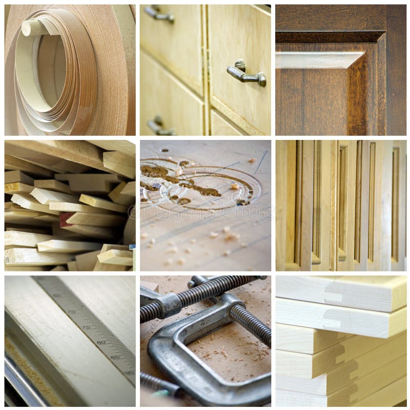 Woodwork collage stock photo. Image of carpentry, industrial - 22048980