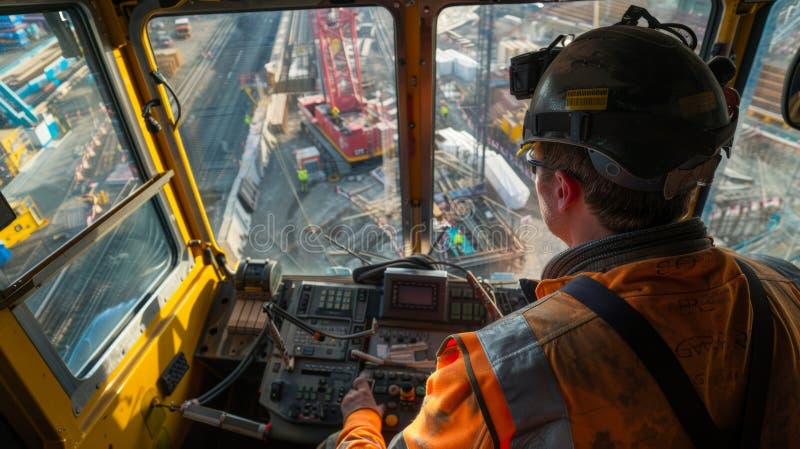 Through the Cabins Windows the Operator Enjoys a Birds Eye View of the ...