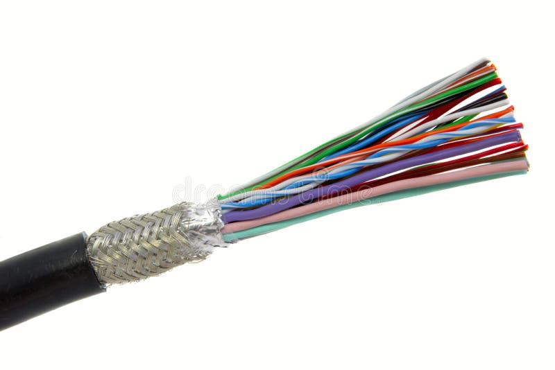 Telephone cable stock photo. Image of wire, digital, telephone - 4150200