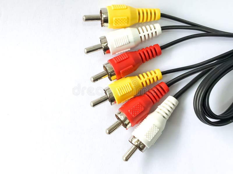 Cable av to av stock photo. Image of closeup, cable - 234386058