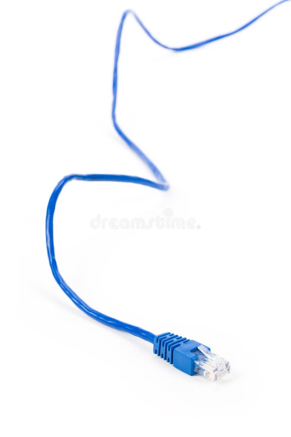 Usb Micro Del USB-cable Azul Aislado Imagen de archivo - Imagen de ...