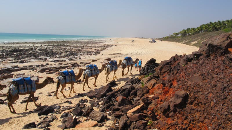 Cable Beach, Broome, Western Australia Stock Image - Image of direction ...