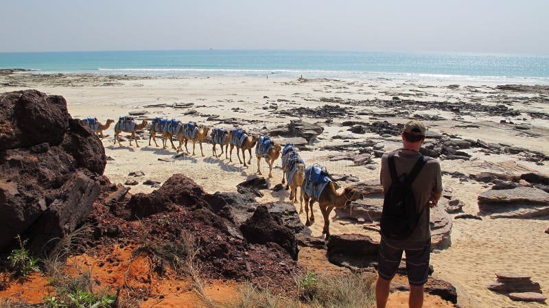 Cable Beach, Broome, Western Australia Stock Image - Image of panorama ...