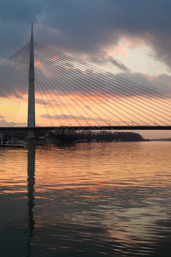 Cable bridge stock photo. Image of huge, wonder, beautiful - 26919206