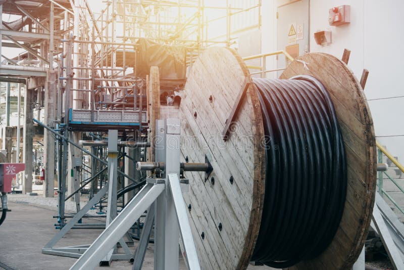 Cable stock image. Image of roll, wire, machine, electric - 173410263