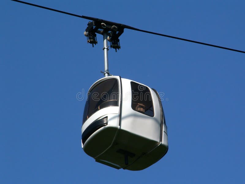 Cable-car stock image. Image of glider, recreation, electric - 2384105