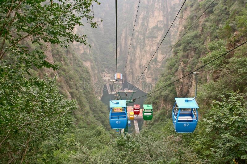 The cable car stock photo. Image of plants, bottom, deep - 49164174